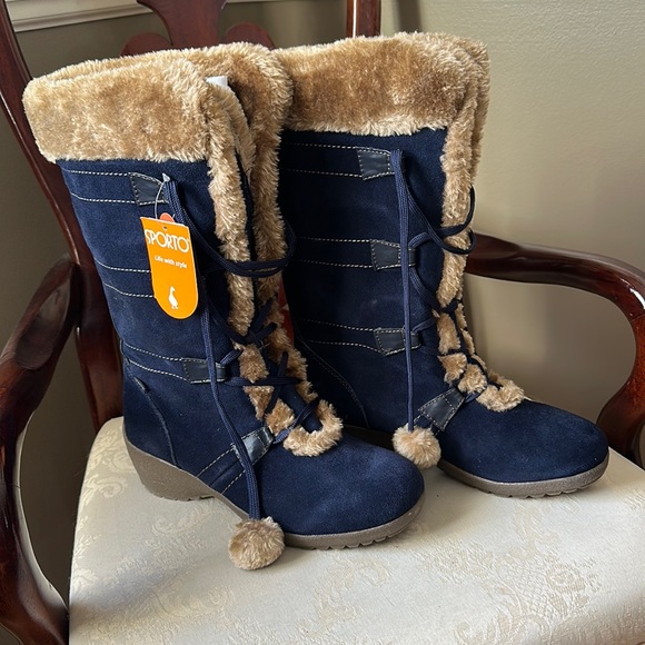 Sporto | Shoes | Nwt Sporto Meagan Leather Waterproof Thermolite Boots ...